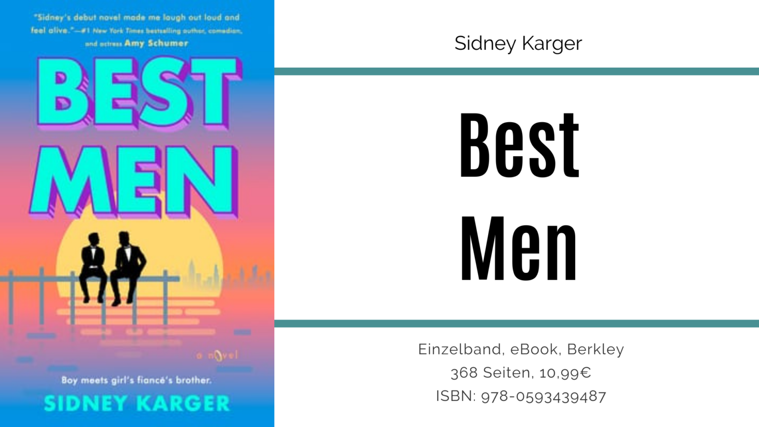 [Review] Best Men by Sidney Karger *Review Copy*
