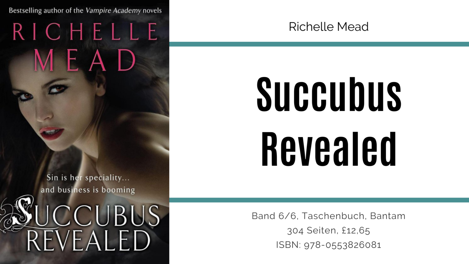 [Review] Georgina Kincaid 6: Succubus Revealed by Richelle Mead